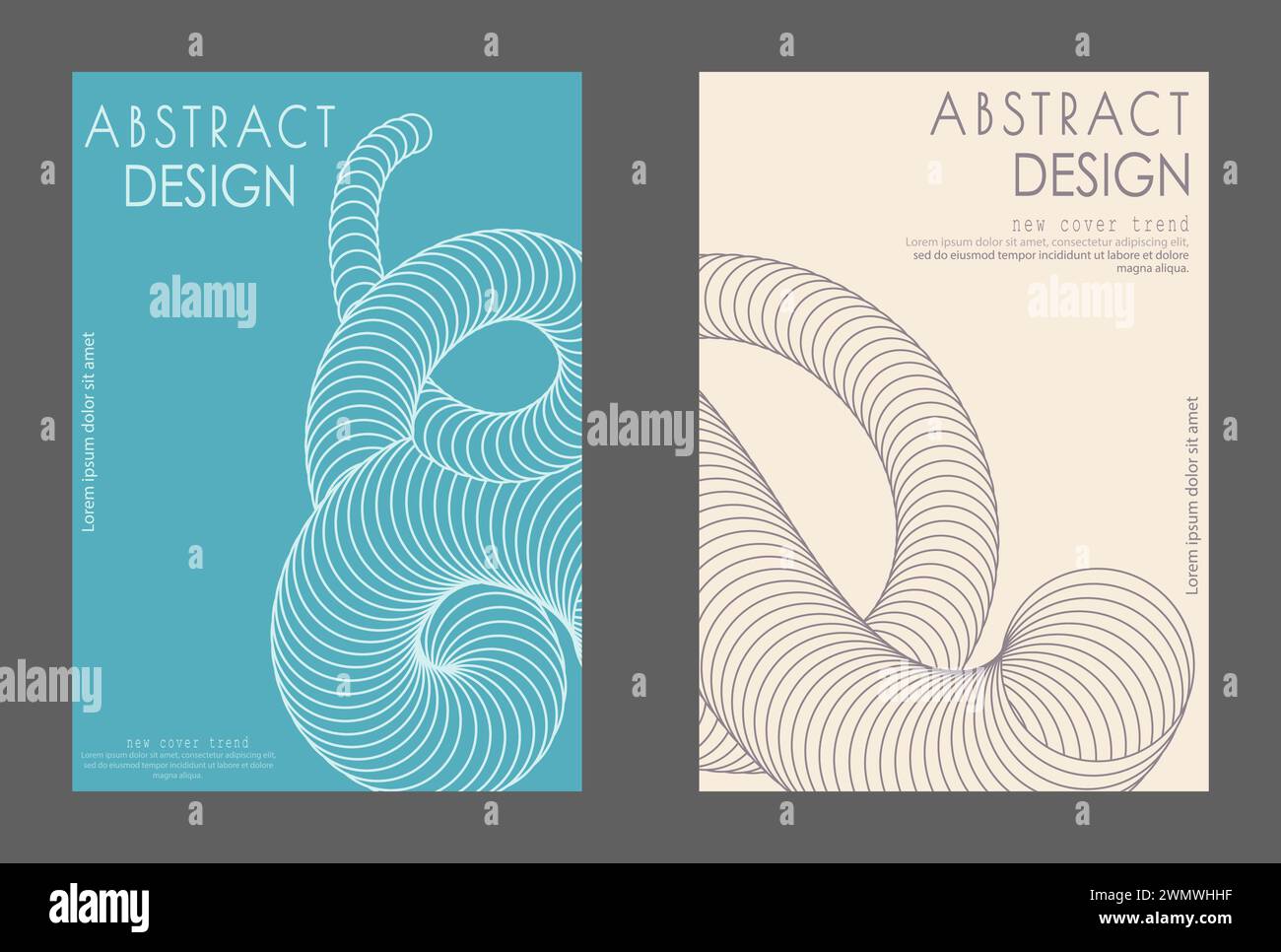 Three-dimensional spiral effect. The dynamic shape of the parallel ...
