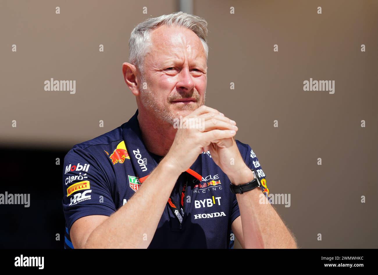 Jonathan Wheatley, Red Bull Racing Sporting Director, at the Bahrain ...