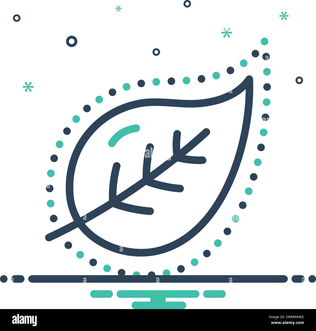 Icon for outline,leaf Stock Vector Image & Art - Alamy