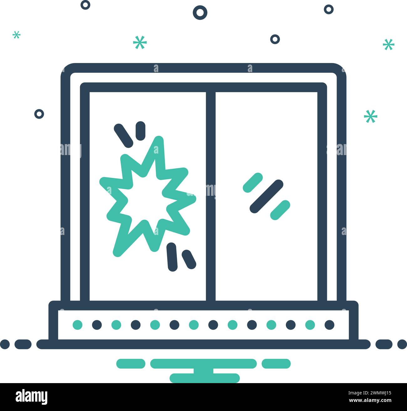 Icon for broken,split Stock Vector Image & Art - Alamy