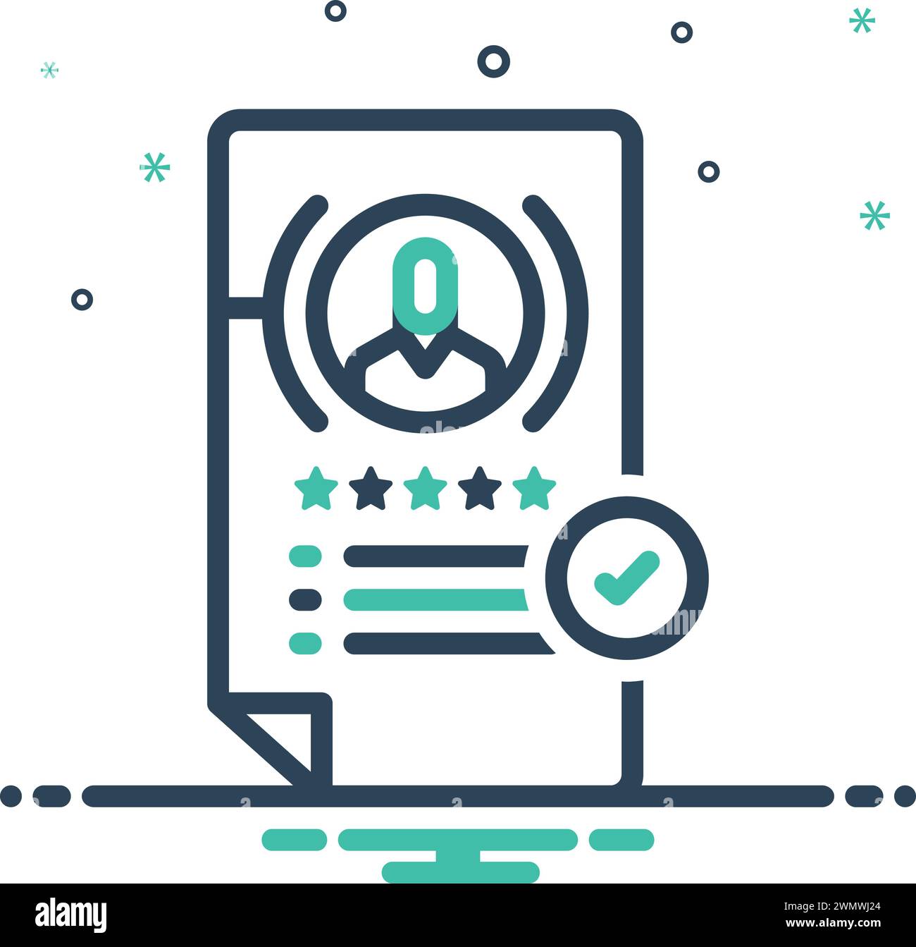 Icon for accepting,submit Stock Vector Image & Art - Alamy