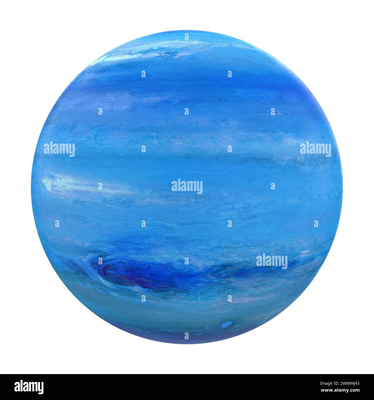 Planet Neptune Isolated Stock Photo - Alamy