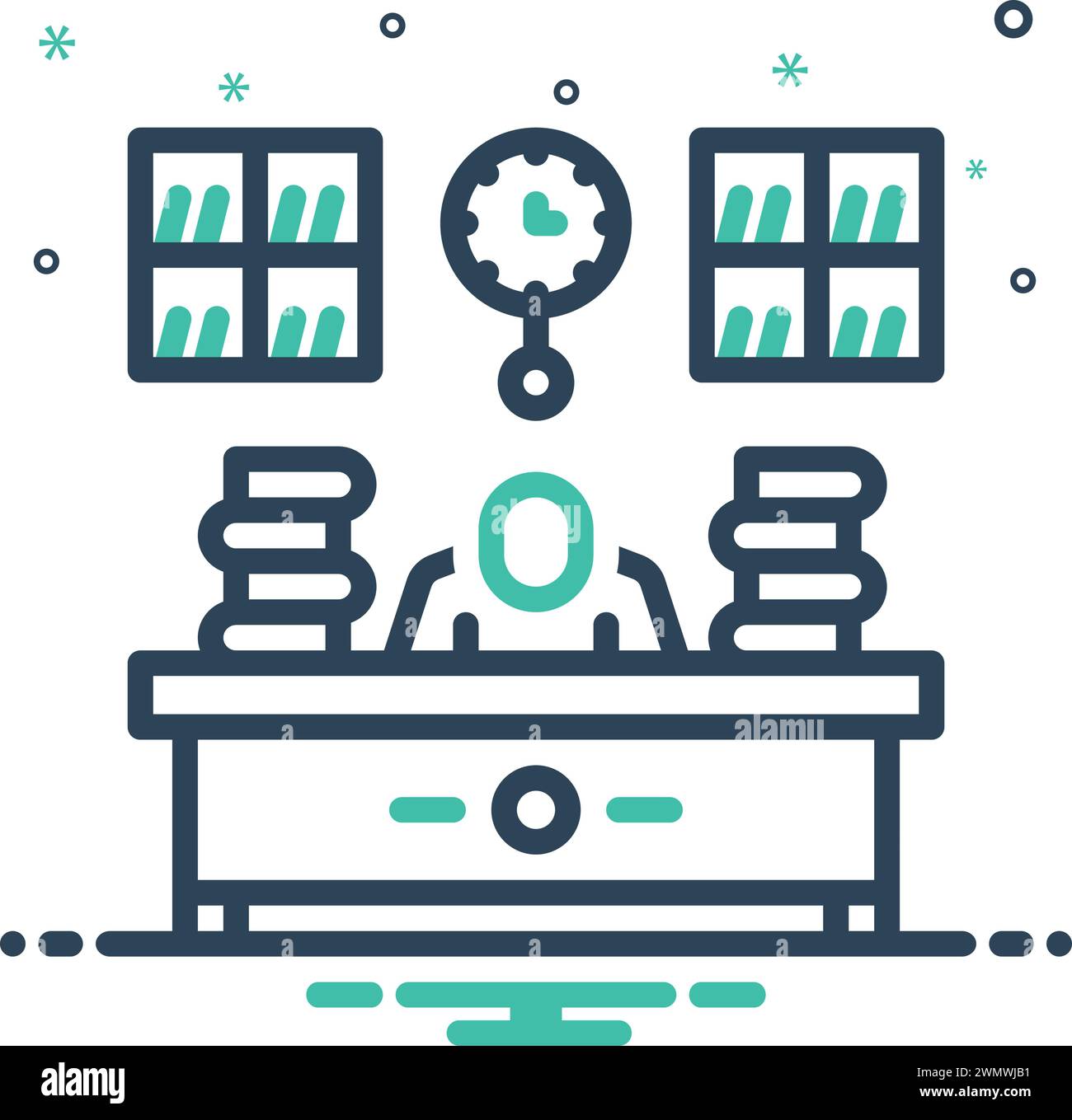 Excessive work Stock Vector Images - Alamy