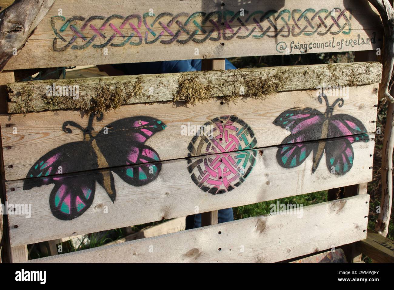 Neopagan shrine at the Grange Stone Circles in Lough Gur, County ...