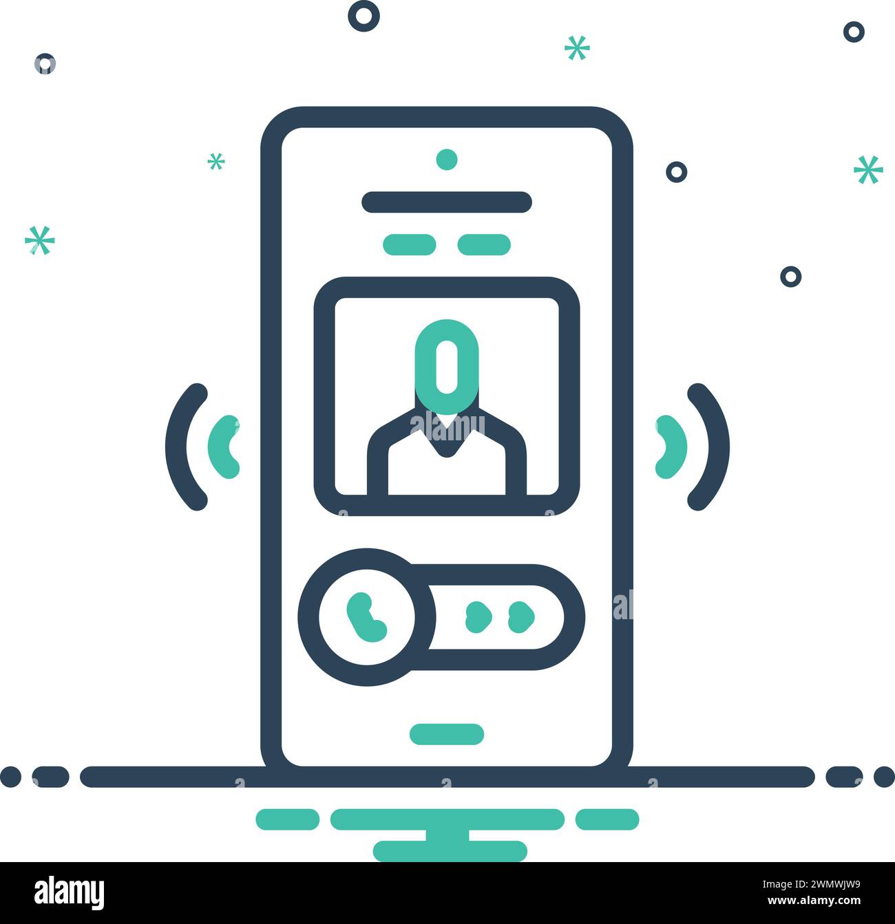 Icon for called,video call Stock Vector Image & Art - Alamy