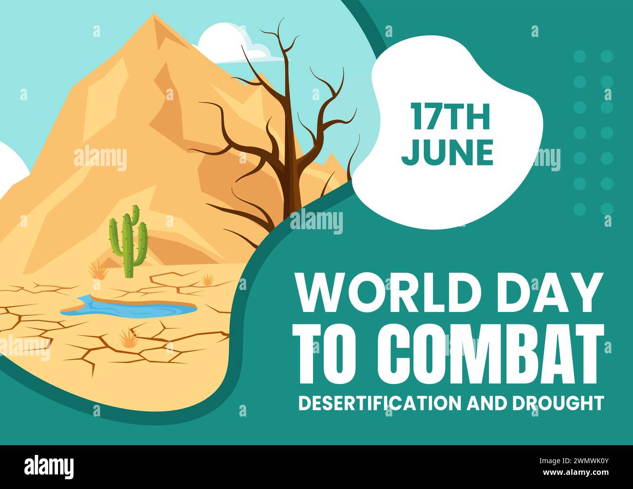 Desertification illustration hi-res stock photography and images - Alamy