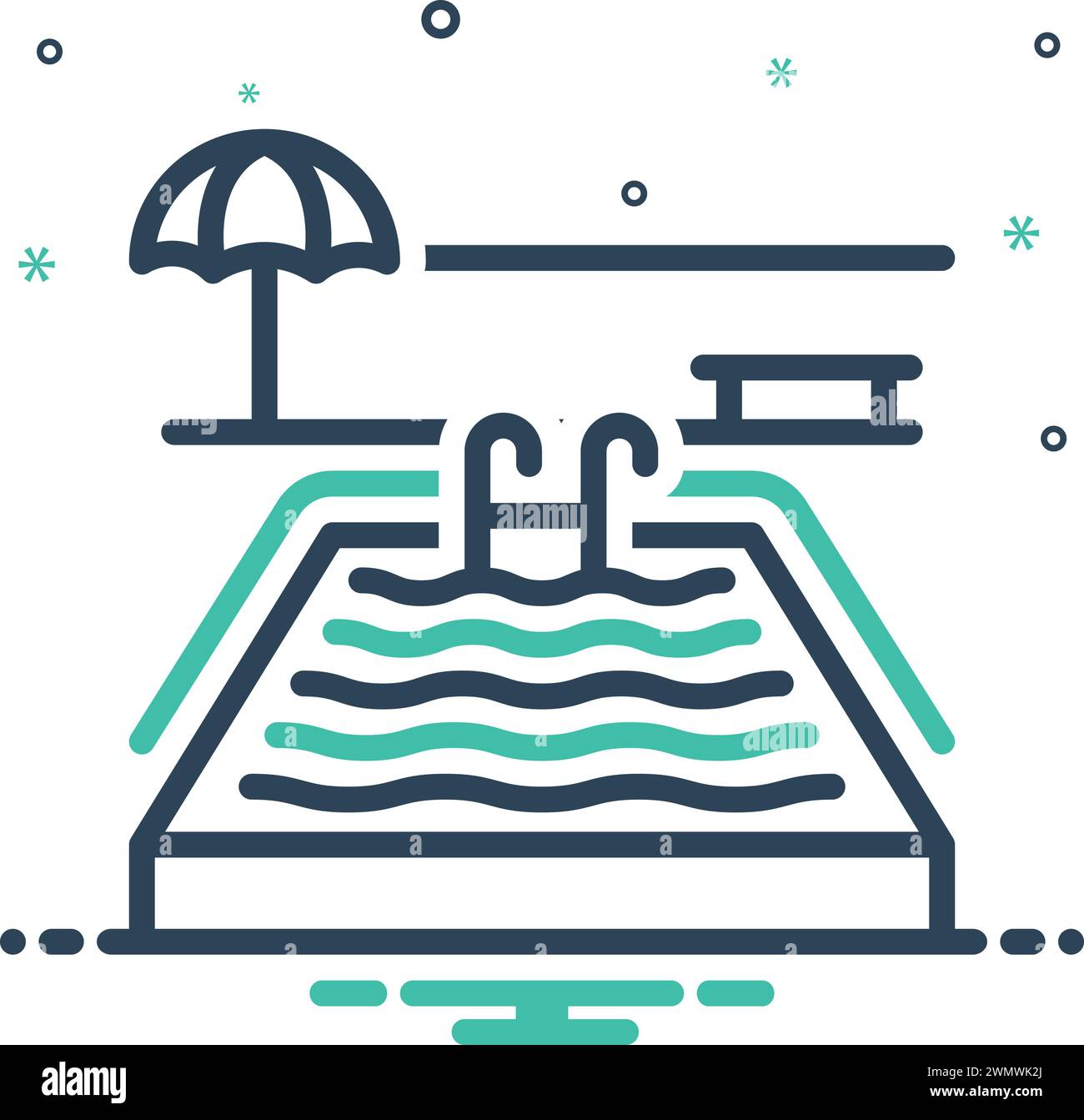 Pools vector vectors hi-res stock photography and images - Alamy