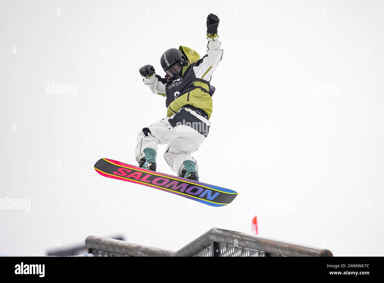 Nagano, Japan. 28th Feb, 2024. Yuto Miyamura Snowboarding : COWDAY ...