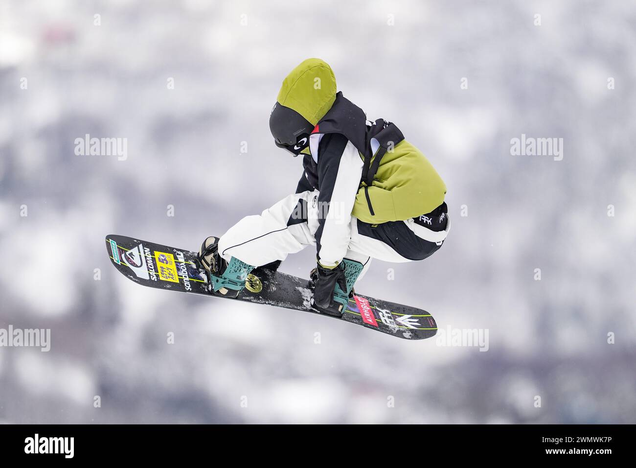Nagano, Japan. 28th Feb, 2024. Yuto Miyamura Snowboarding : COWDAY ...
