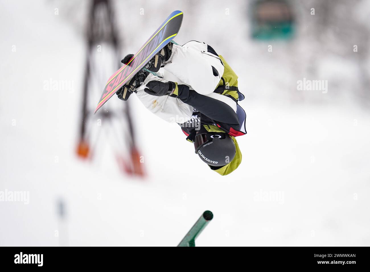 Nagano, Japan. 28th Feb, 2024. Yuto Miyamura Snowboarding : COWDAY ...