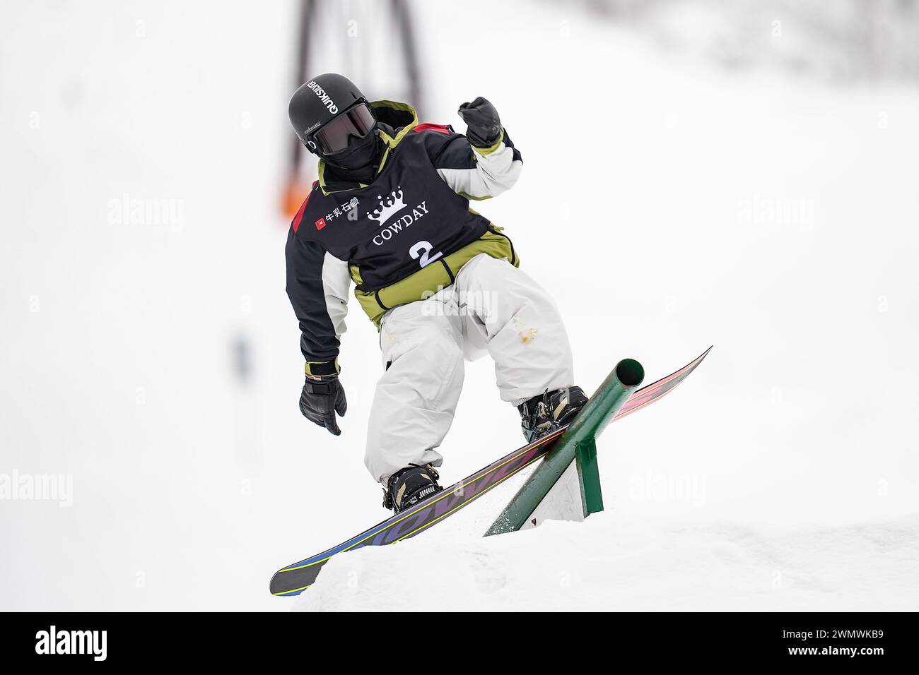 Nagano, Japan. 28th Feb, 2024. Yuto Miyamura Snowboarding : COWDAY ...