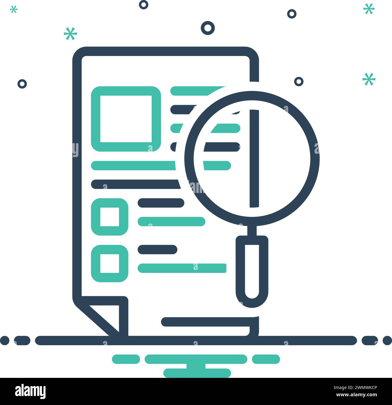 Icon for observation,inspection Stock Vector Image & Art - Alamy