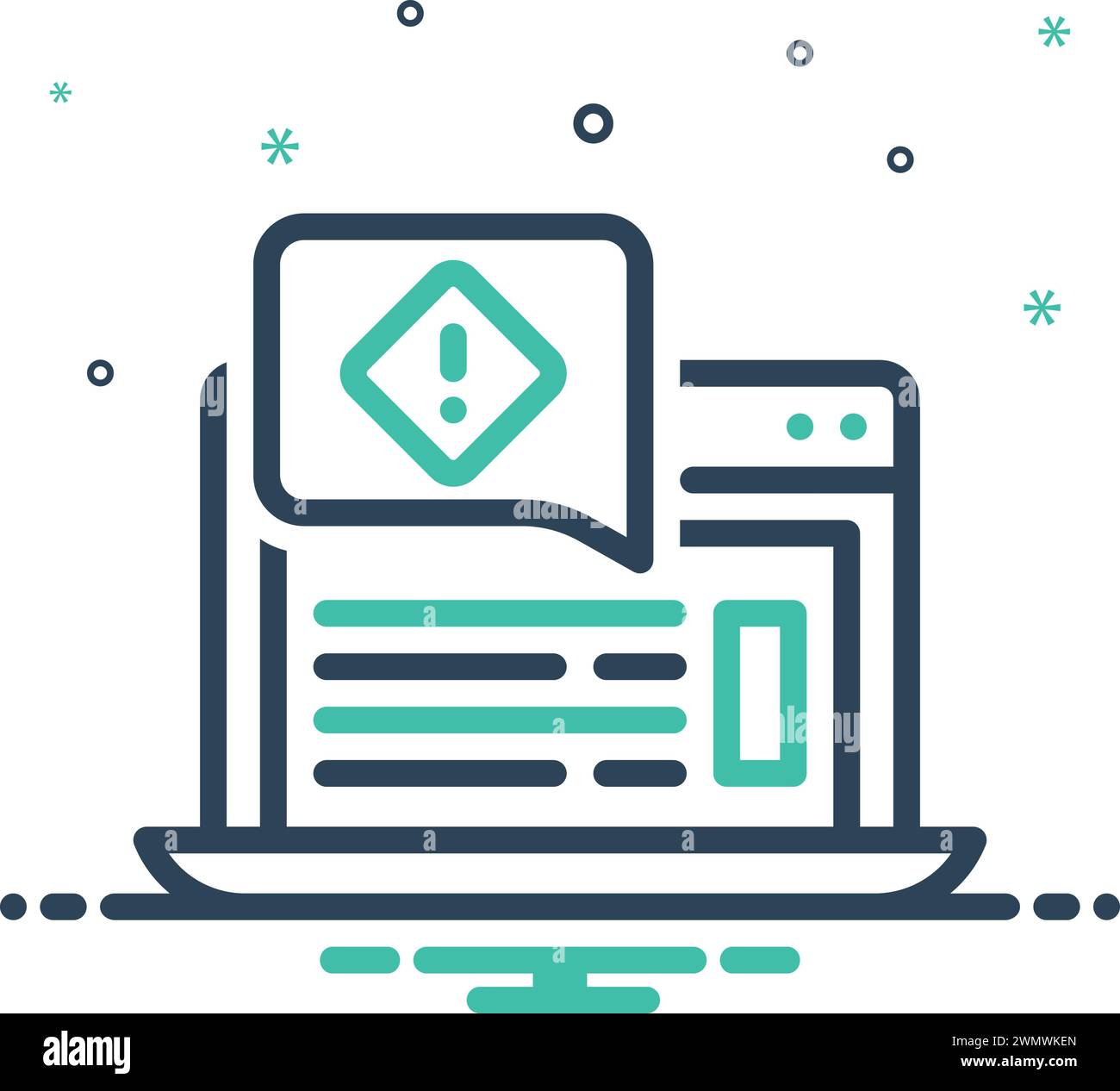 Icon for alerts,warning Stock Vector Image & Art - Alamy