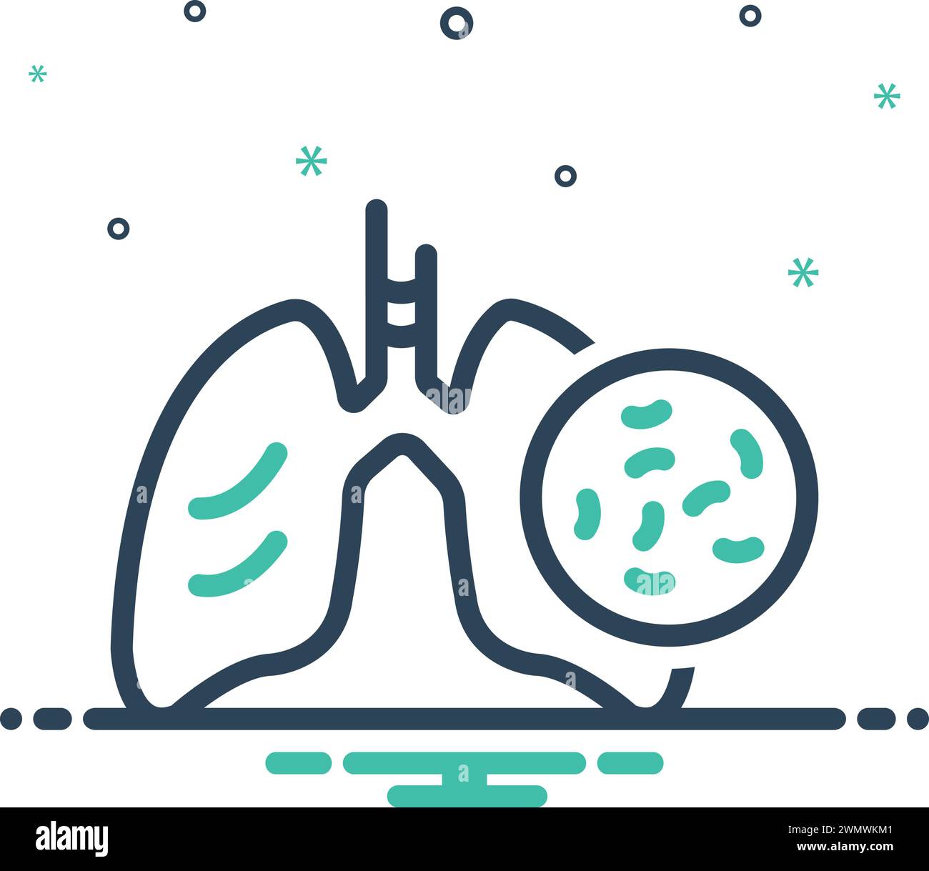 Pulmonary tuberculosis Stock Vector Images - Alamy