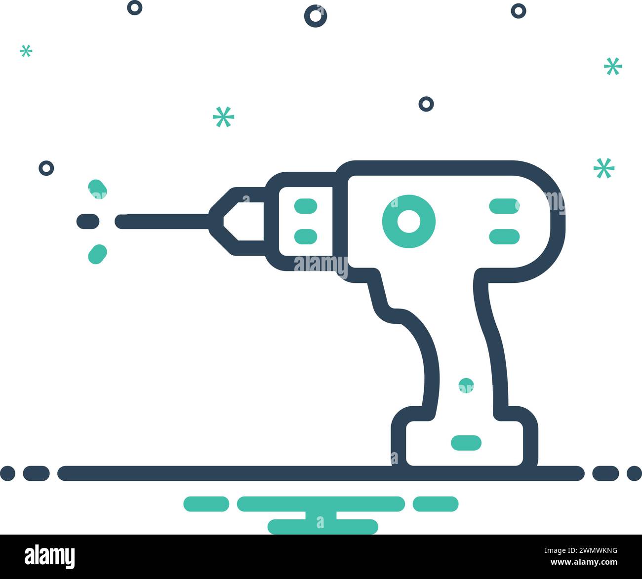 Icon for drill,cordless Stock Vector Image & Art - Alamy