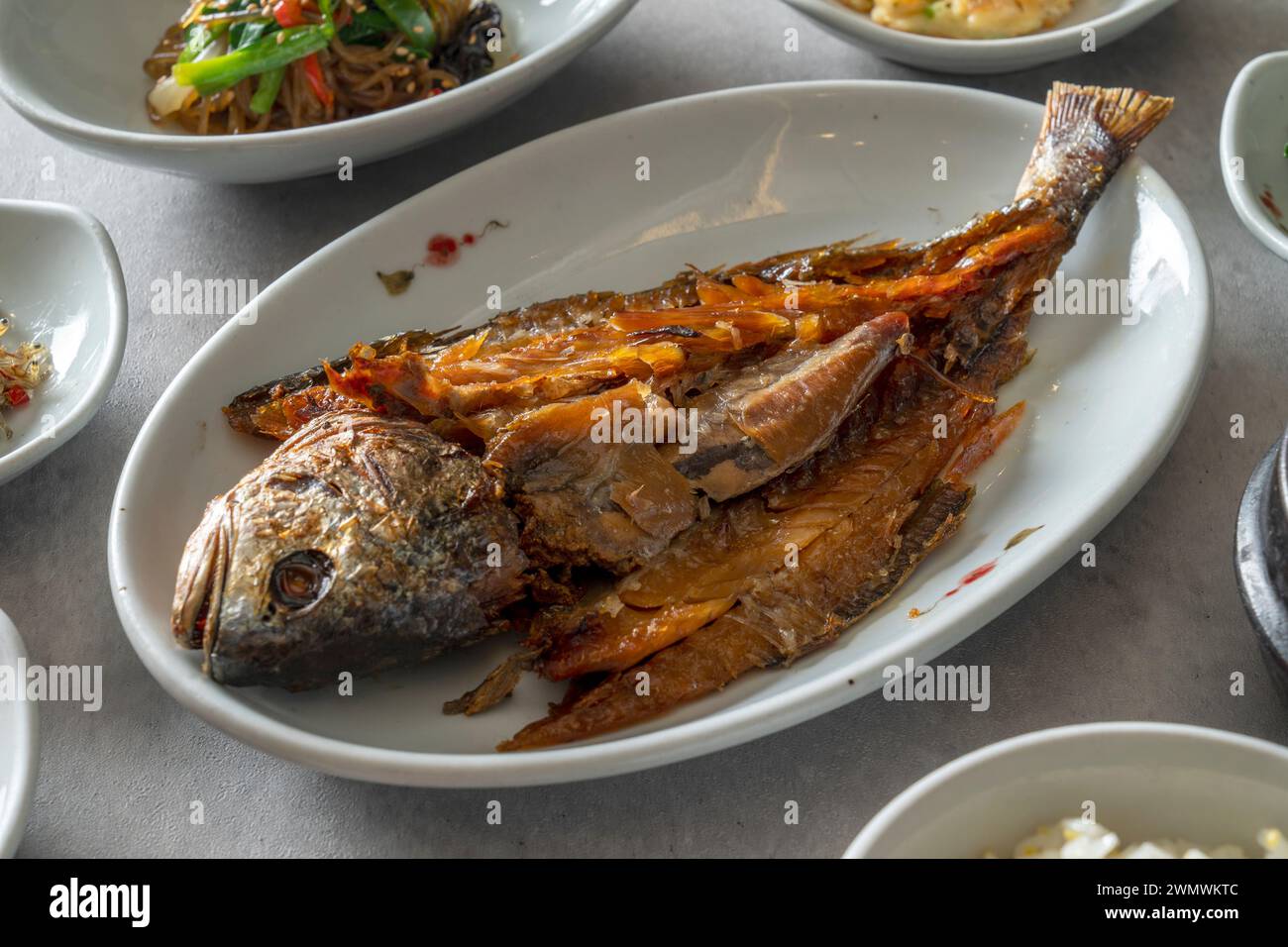 Korean food dish Soy Sauce Marinated Crab, Set Menu, Grilled La Ribs ...