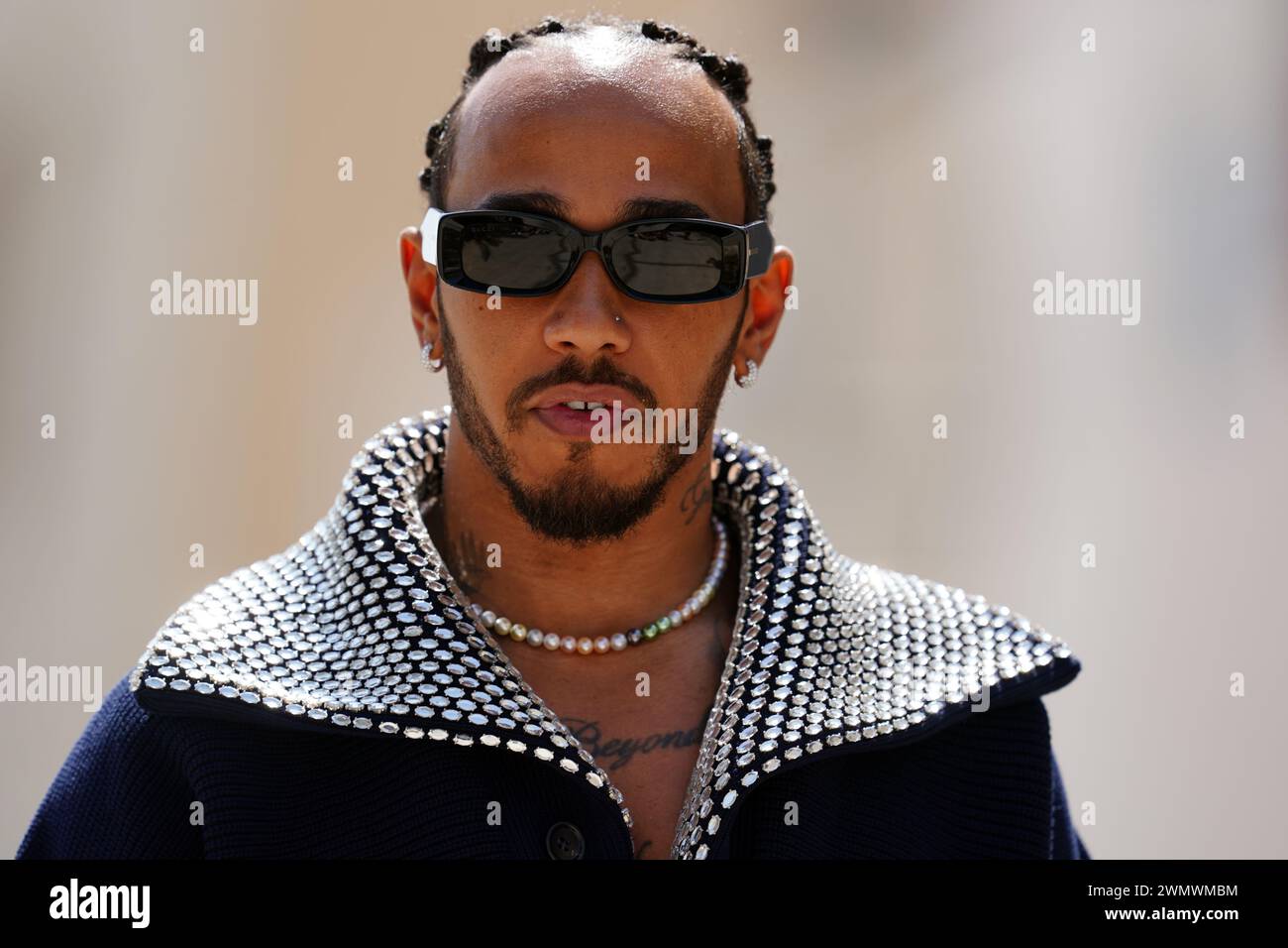 Lewis hamilton bahrain 28 february 2024 hi-res stock photography and ...