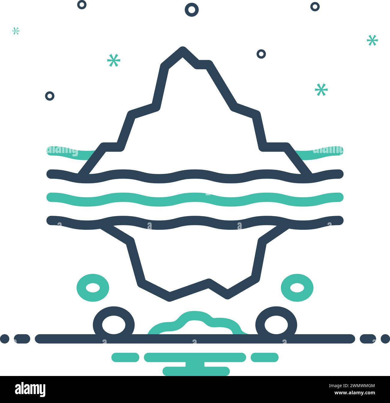 Sea ice sheet ice Stock Vector Images - Alamy