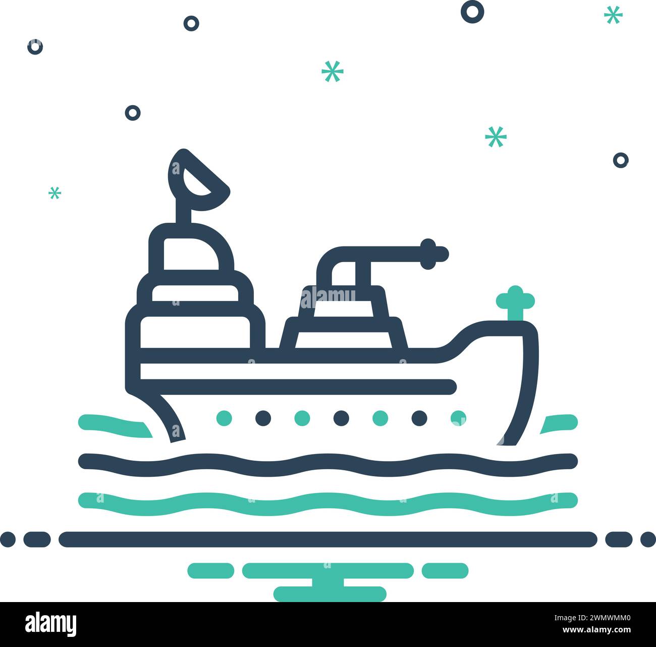 Naval ship Stock Vector Images - Alamy