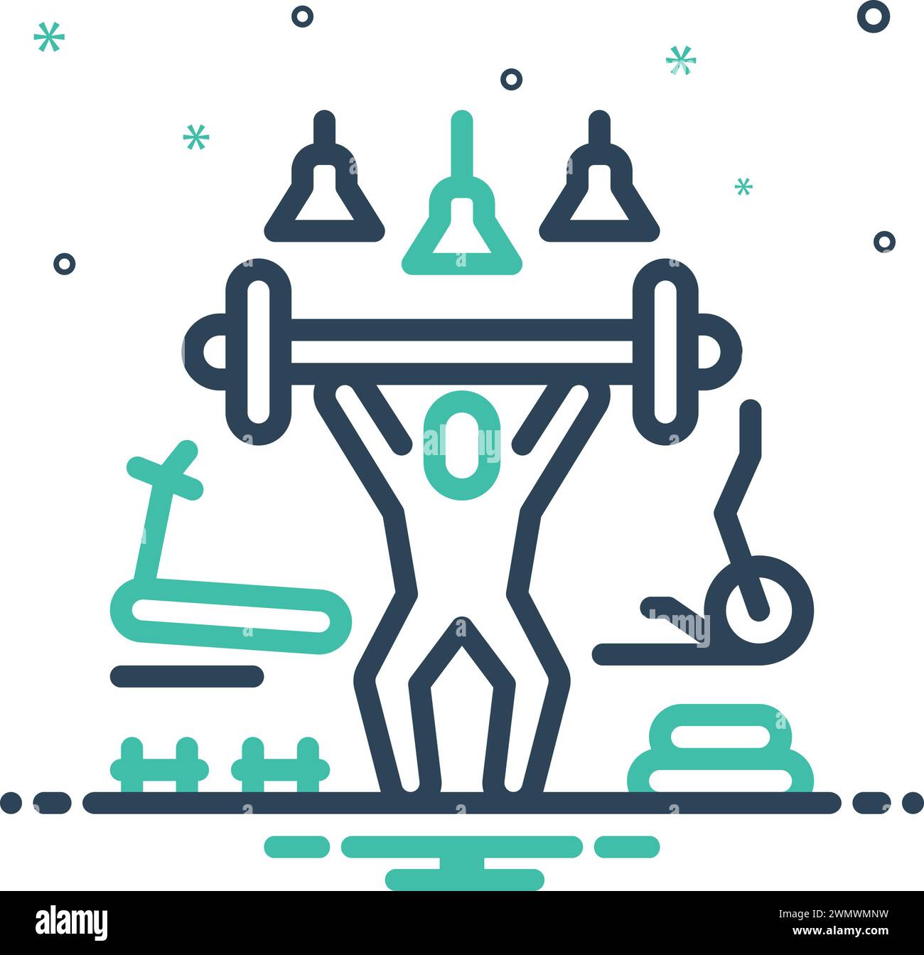 Icon for gym,gymnasium Stock Vector Image & Art - Alamy