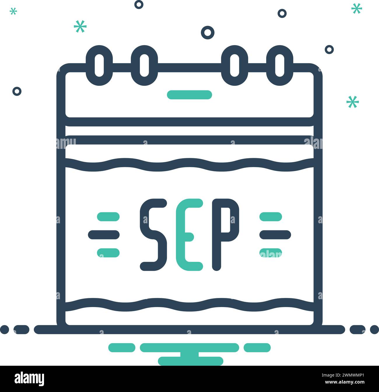 Sep calendar Stock Vector Images - Alamy