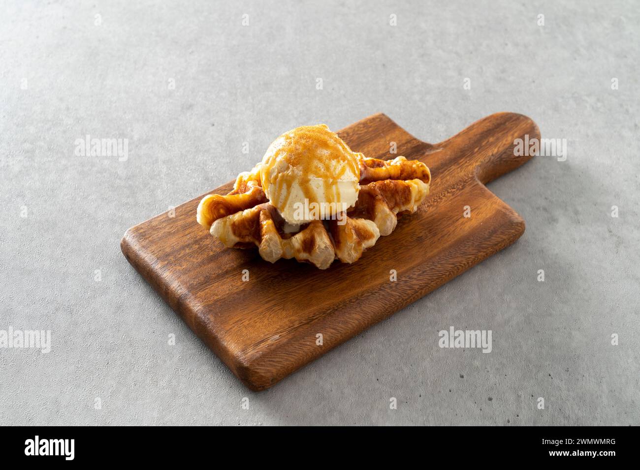 Croffle, croissant, waffle, ice cream Stock Photo - Alamy