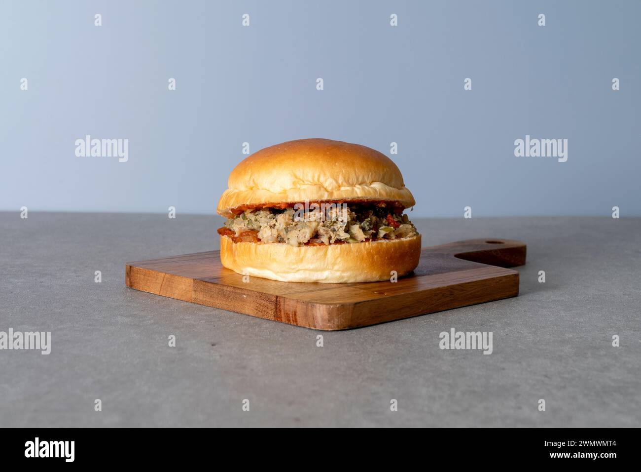 Snowflake milk, cake, chocolate tree, short rib patties, burger ...