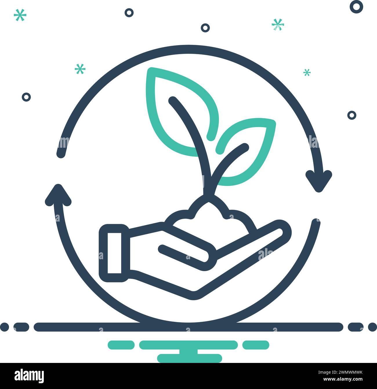 Icon for sustained,continuous Stock Vector Image & Art - Alamy