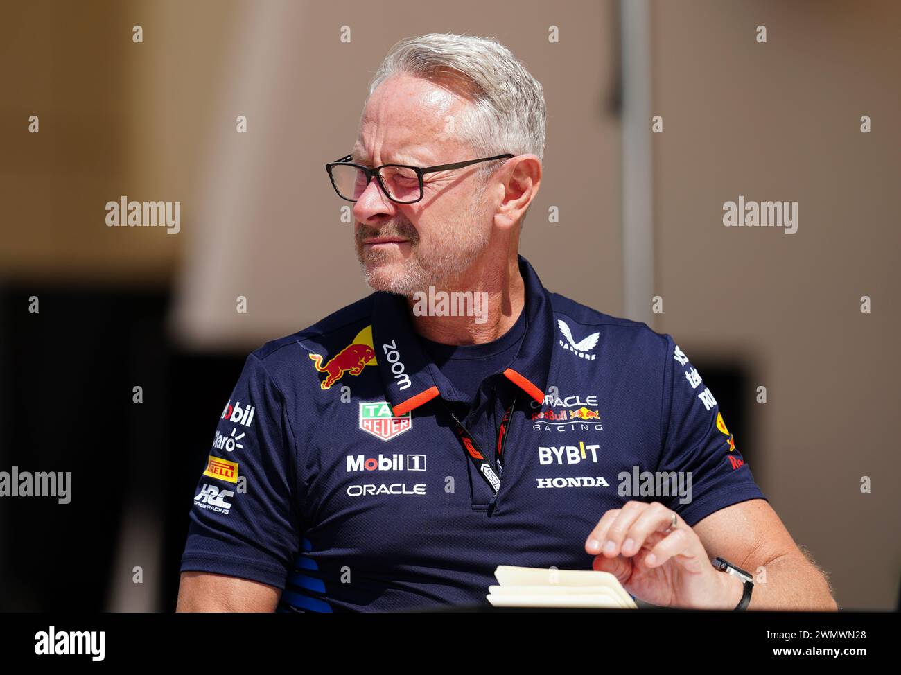 Jonathan Wheatley, Red Bull Racing Sporting Director, at the Bahrain ...