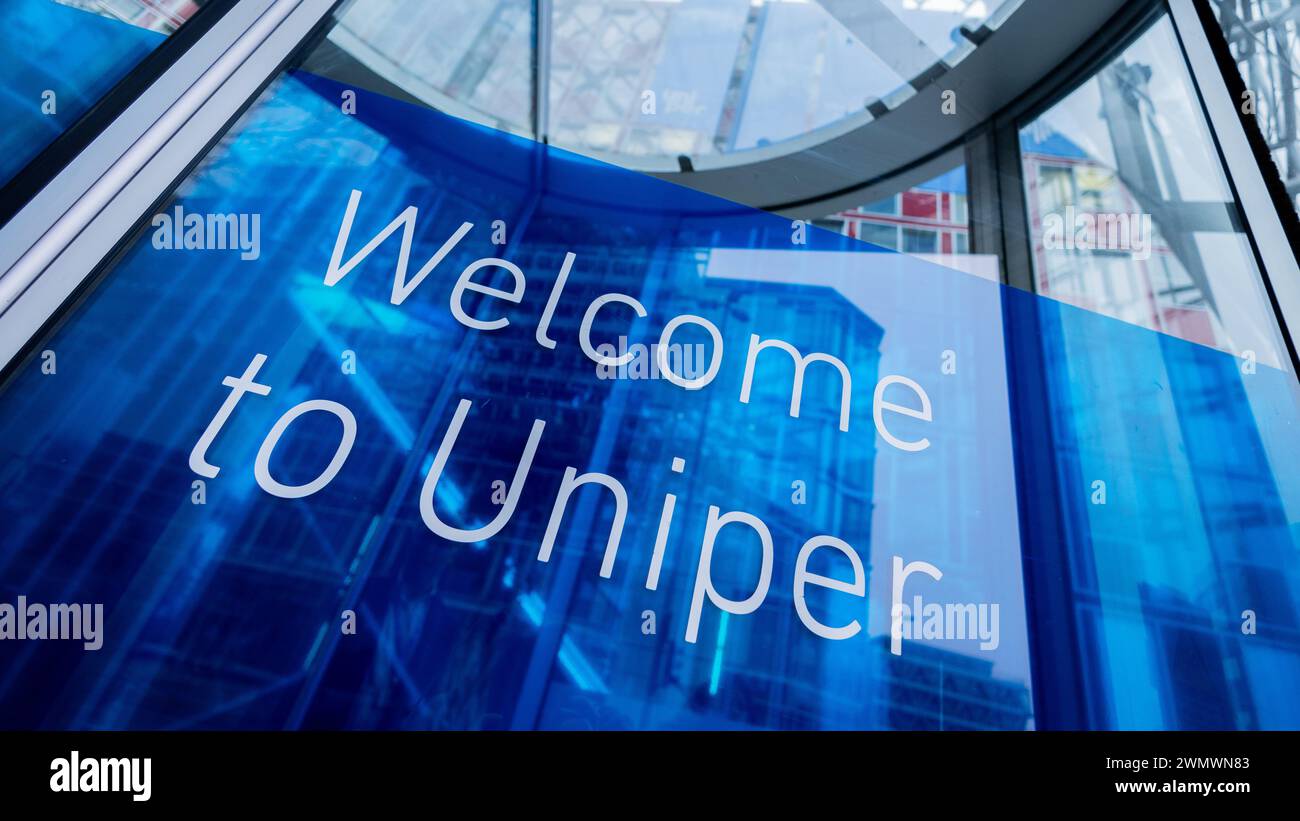 Duesseldorf, Germany. 28th Feb, 2024. View of the Group headquarters ...
