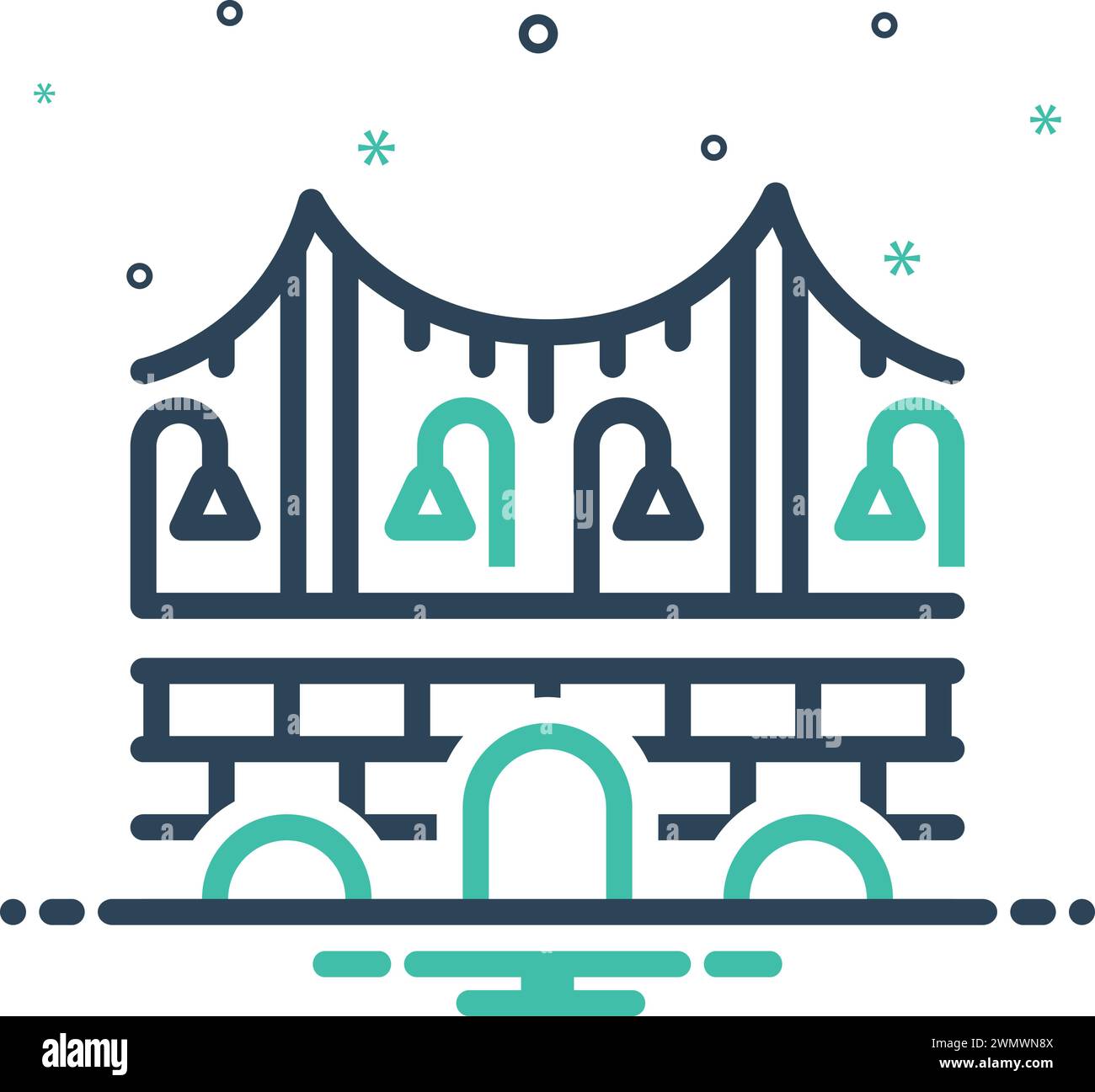 Icon for bridges,viaduct Stock Vector Image & Art - Alamy