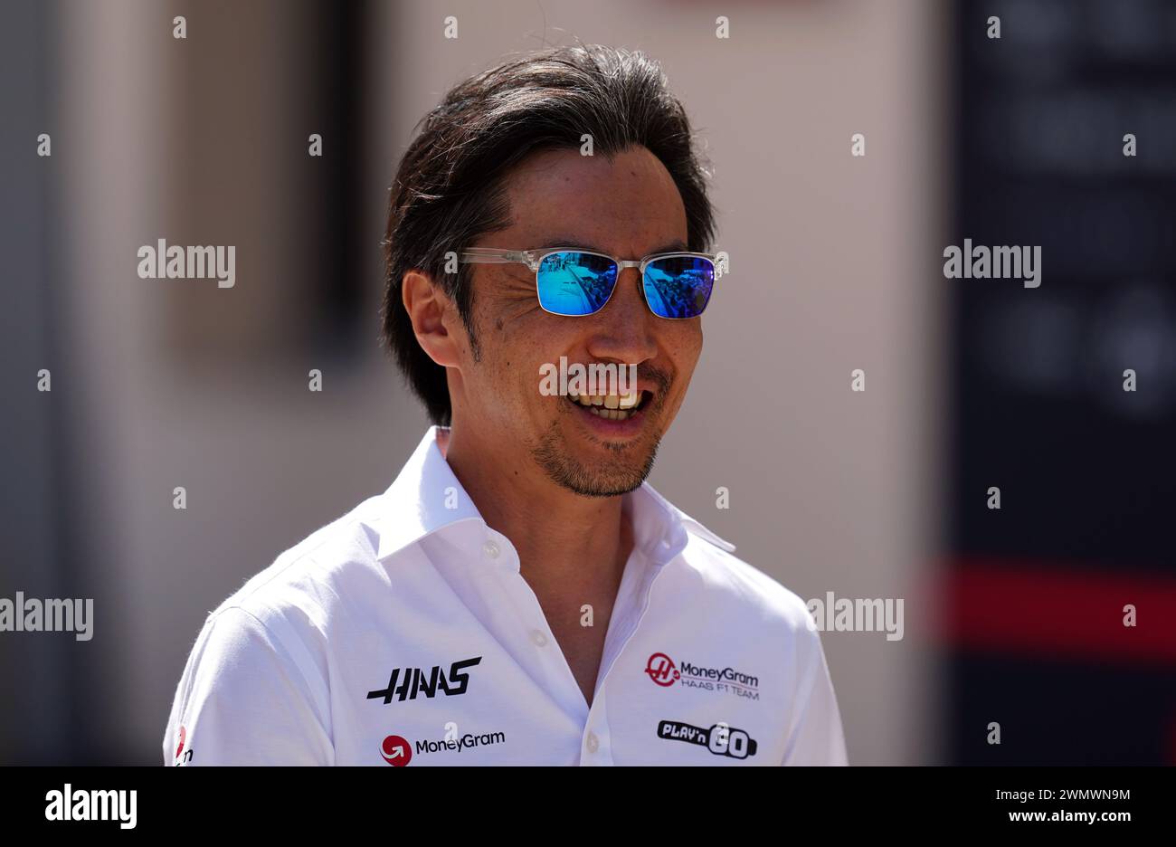 Haas F1 Team Principal Ayao Komatsu Arriving At The Bahrain