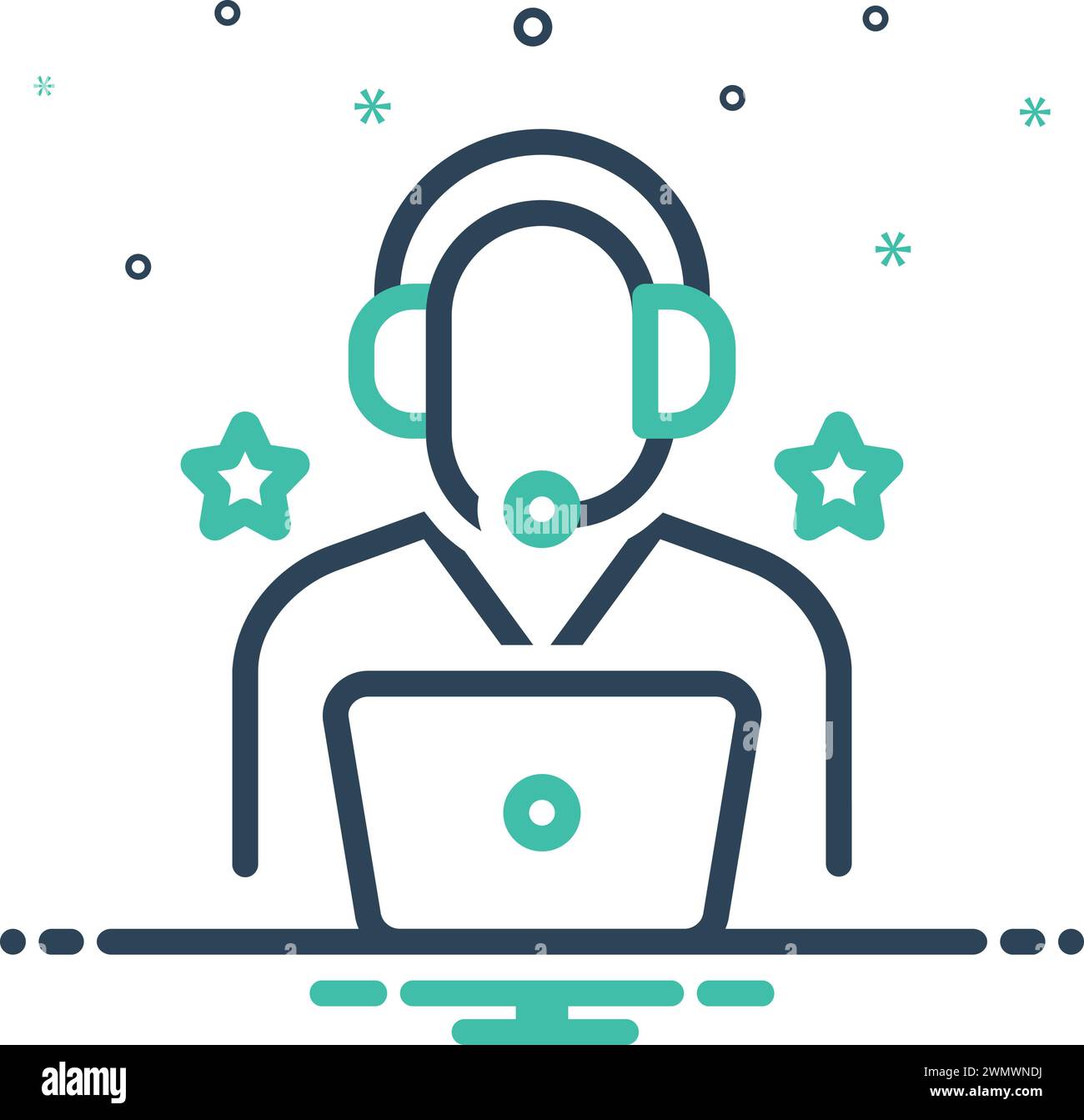 Icon for admin,provide Stock Vector Image & Art - Alamy