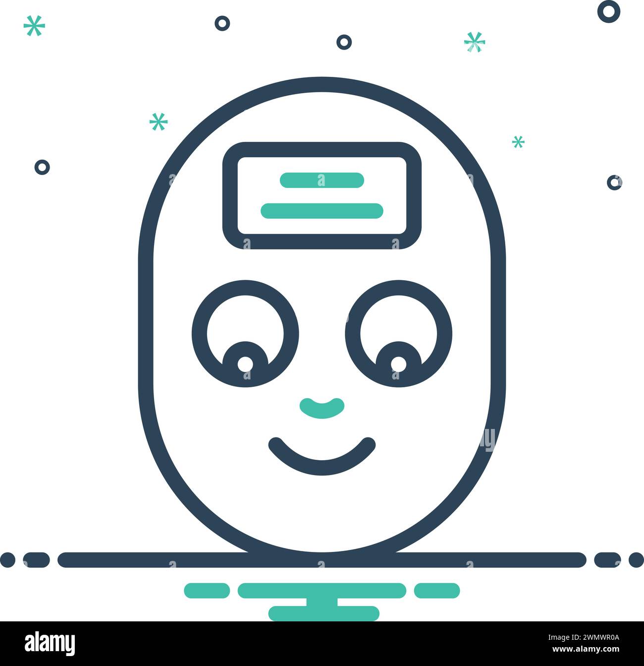 Forehead sign Stock Vector Images - Alamy