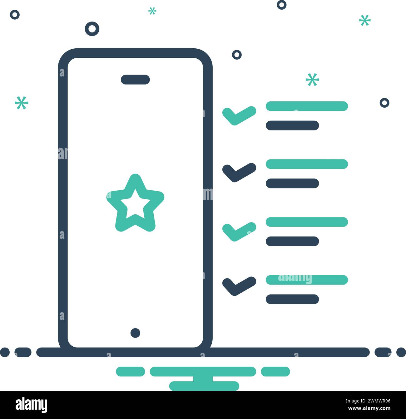 Feature list Stock Vector Images - Alamy