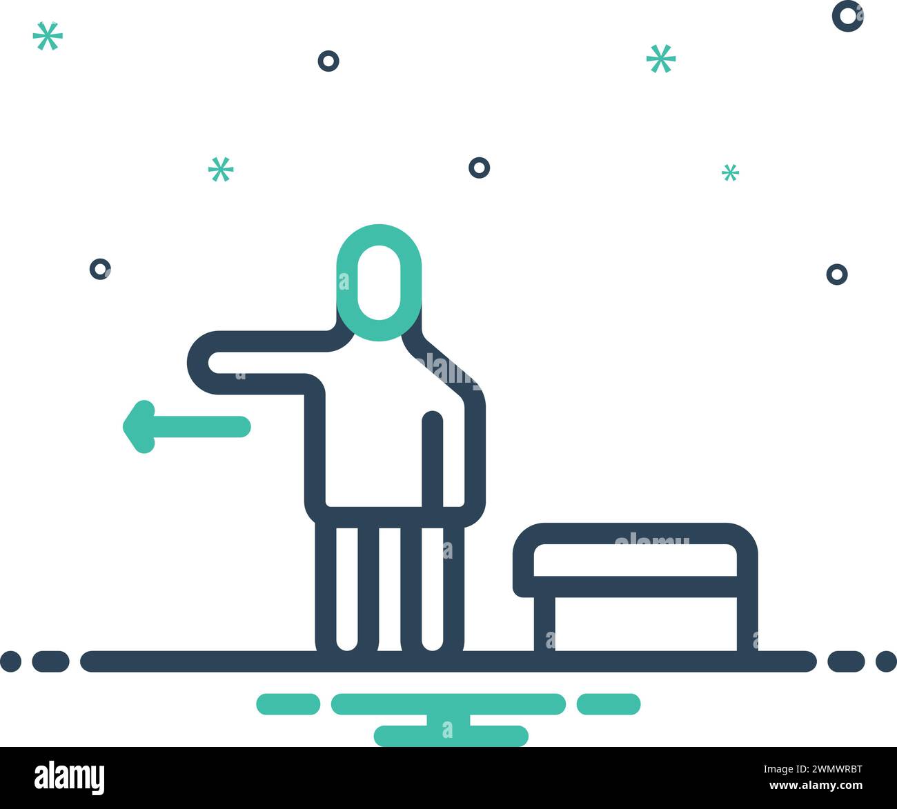 Left stand Stock Vector Images - Alamy