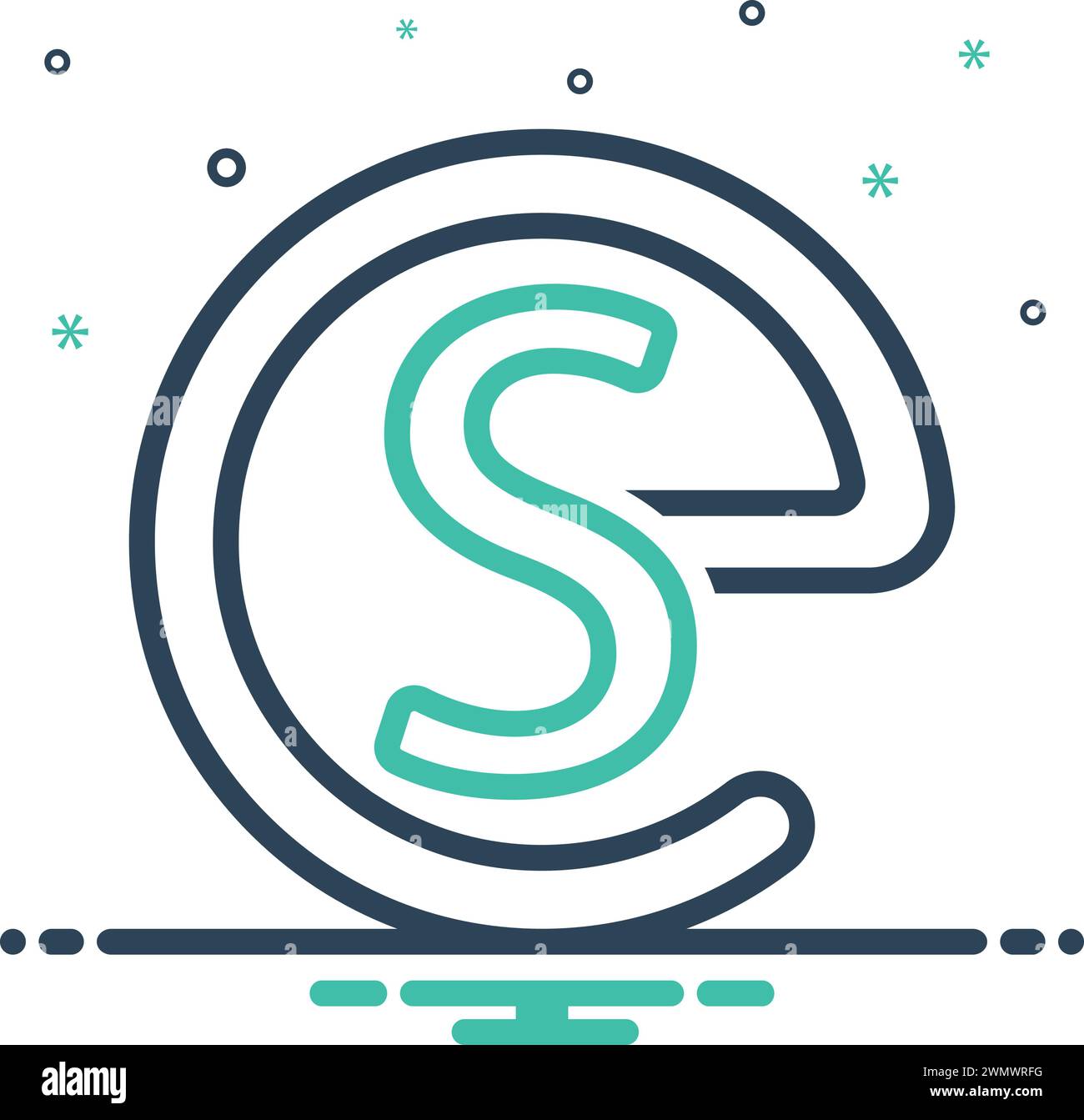 Es initial Stock Vector Images - Alamy