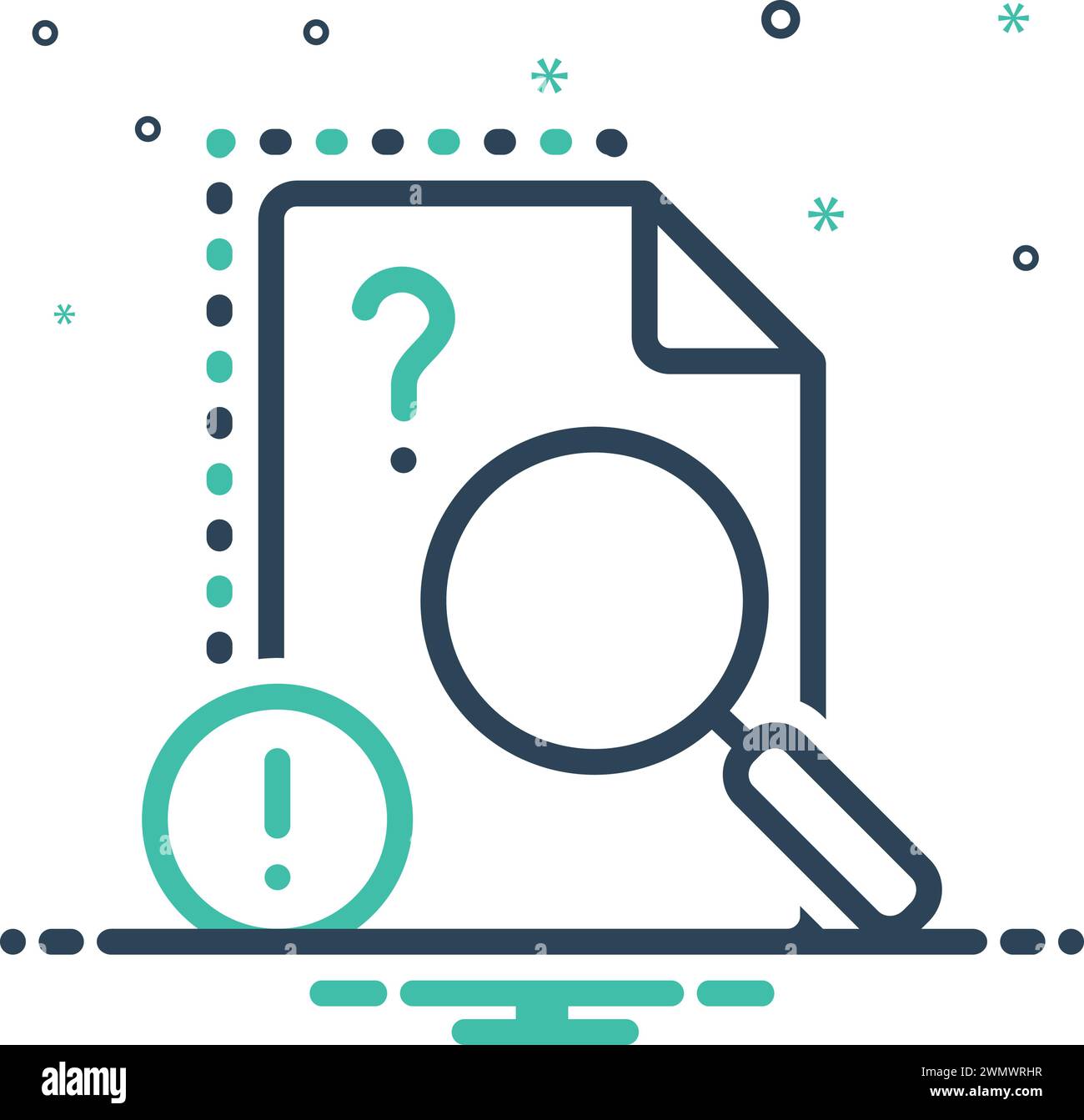 Document missing Stock Vector Images - Alamy