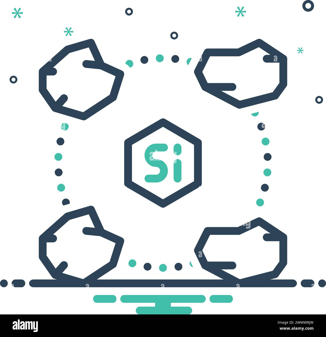 Silicon Stock Vector Images - Alamy