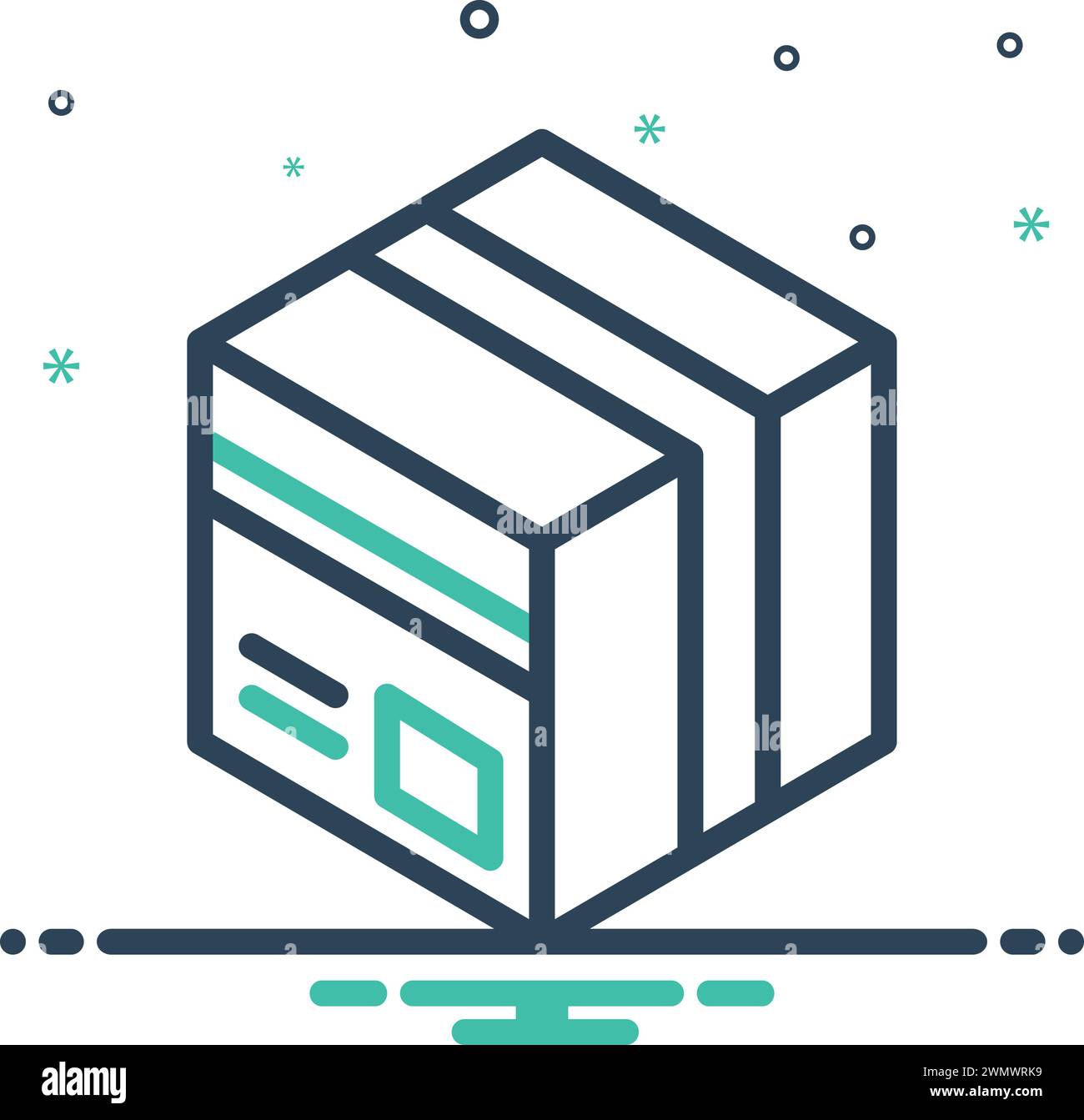 Icon for box,carton Stock Vector Image & Art - Alamy