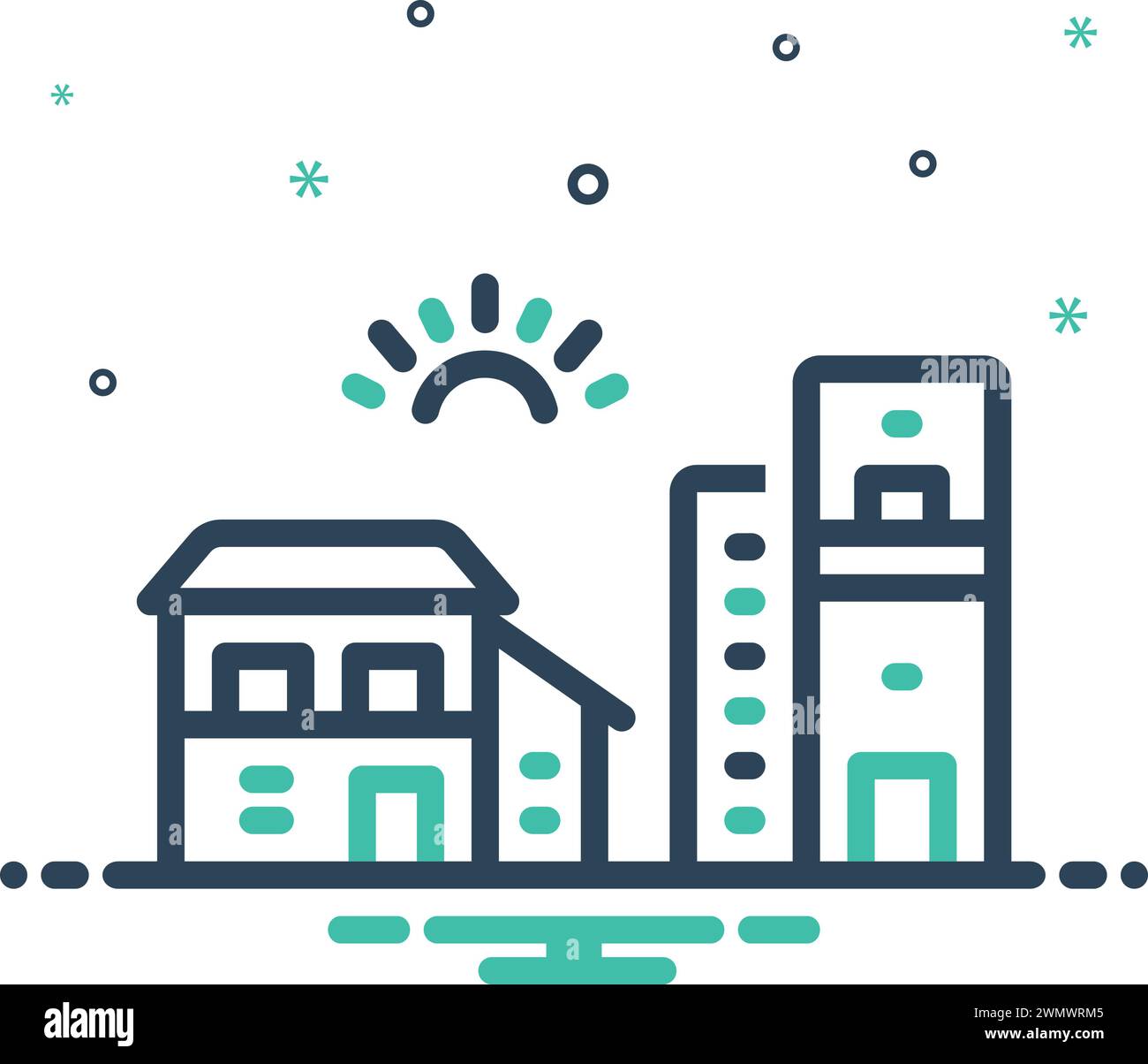 Dwelling and habitation Stock Vector Images - Alamy