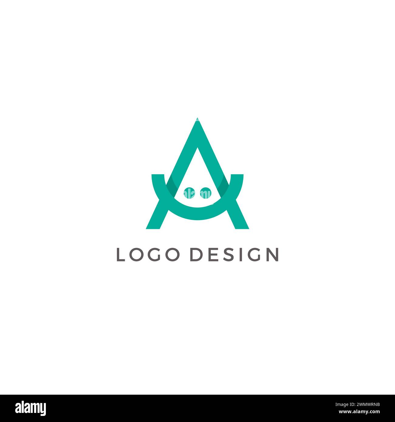 Smile face logo Cut Out Stock Images & Pictures - Alamy