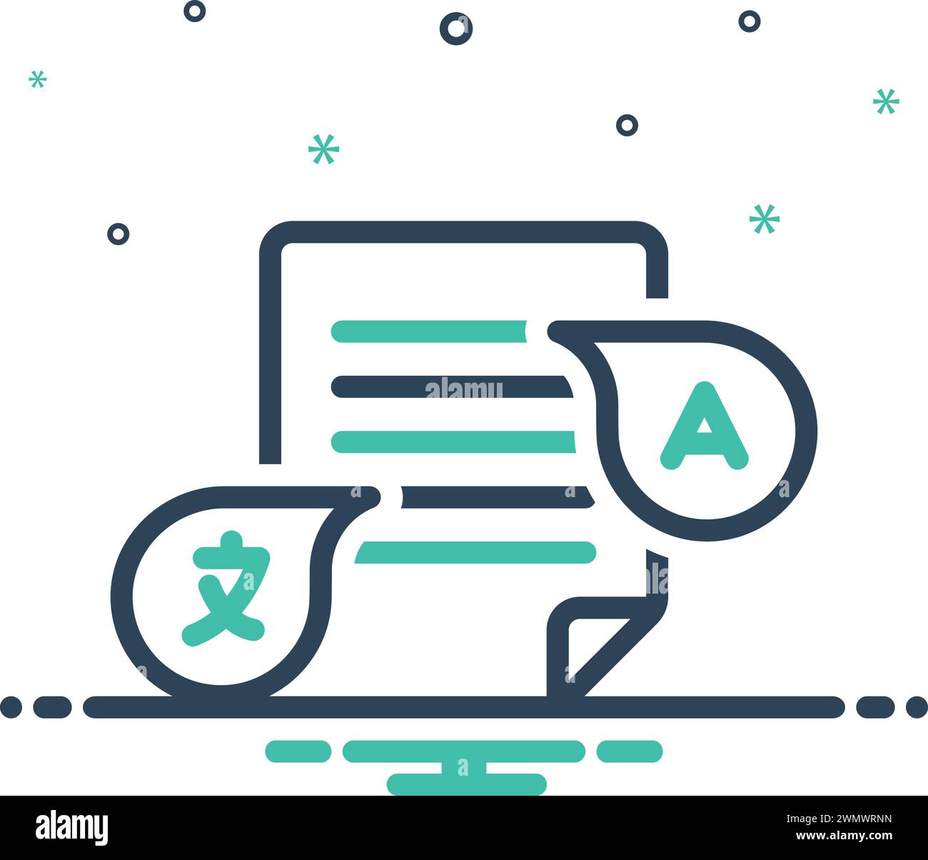 Icon for translated,render Stock Vector Image & Art - Alamy