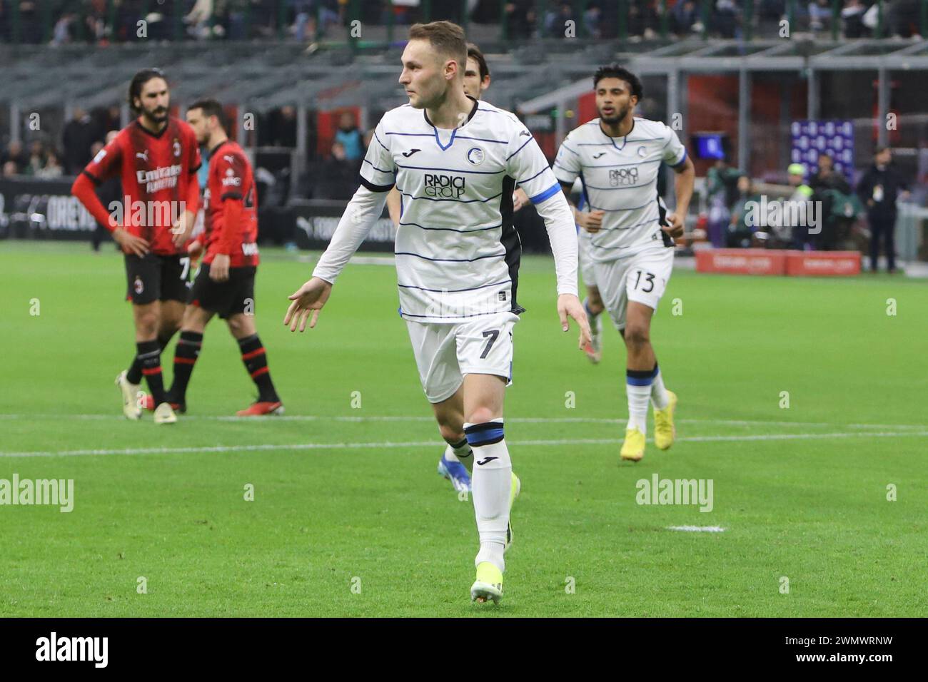 Milano Italy - February 26 2024 - Ac Milan vs Atalanta - serie A 2023/ ...