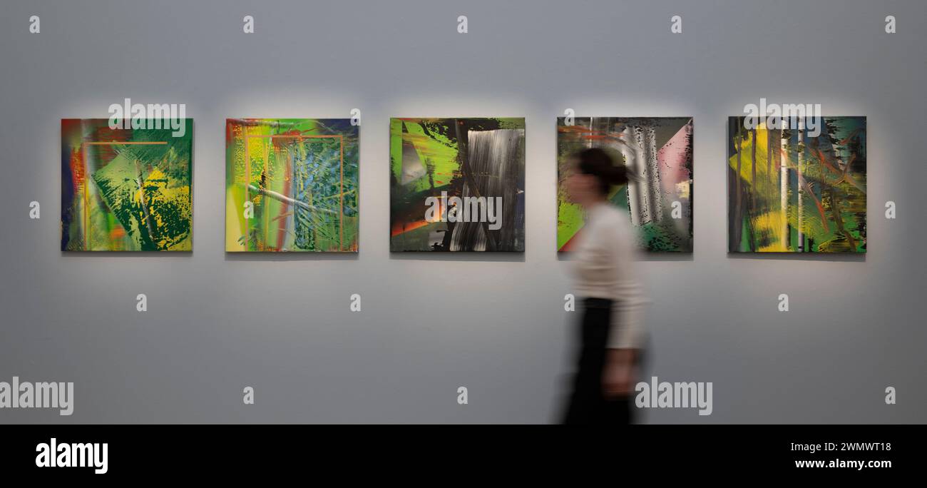 Sotheby's, London, UK. 28th Feb, 2024. Sotheby's first Modern ...