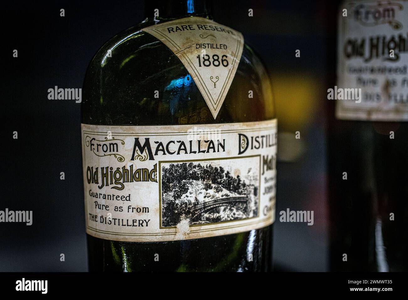 Macallan bottle of the rare single malt whisky Stock Photo - Alamy
