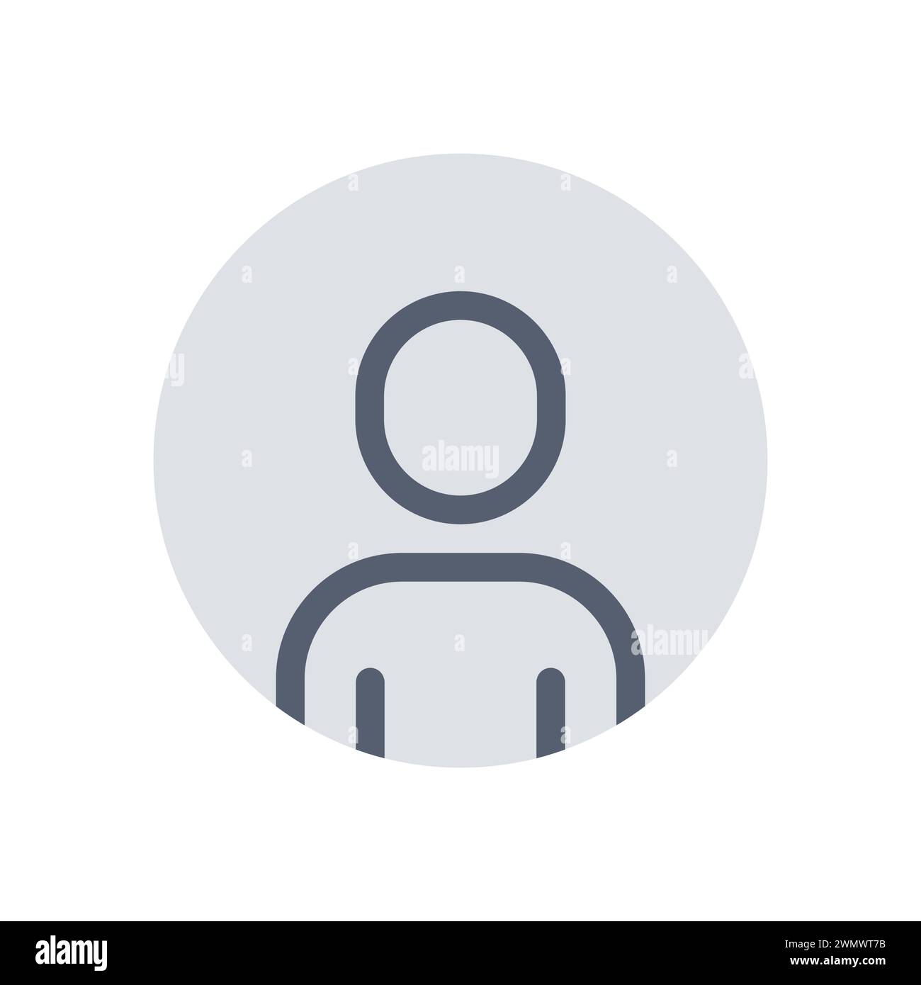 User profile icon. Avatar or person button. Profile picture, portrait ...