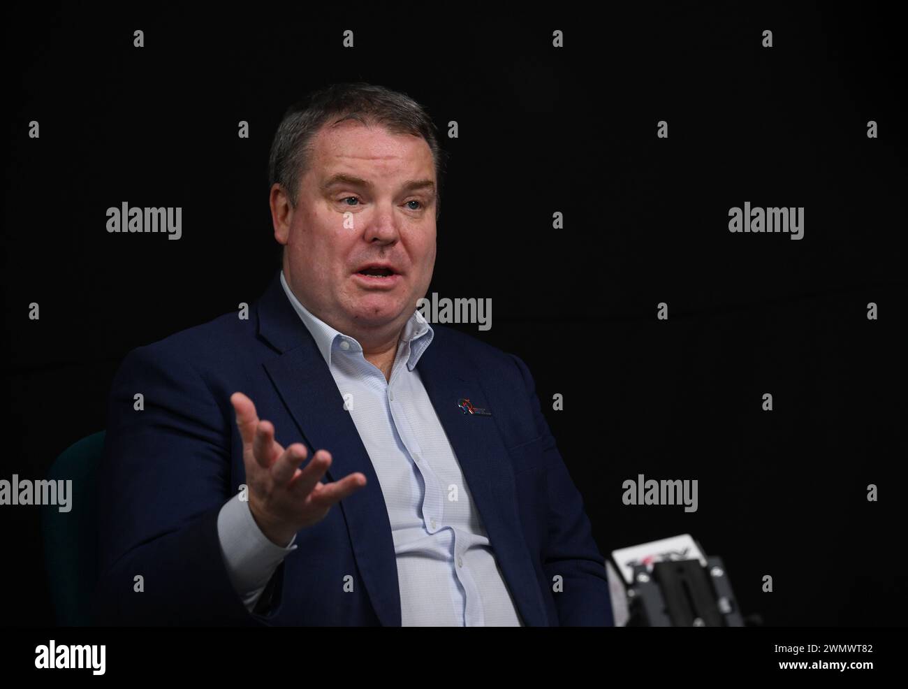 Beijing, South Korea. 25th Feb, 2024. ITTF Group CEO and WTT (World ...