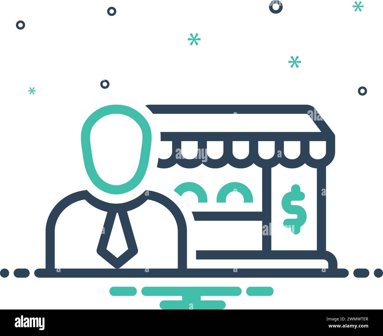 Trader shop Stock Vector Images - Alamy