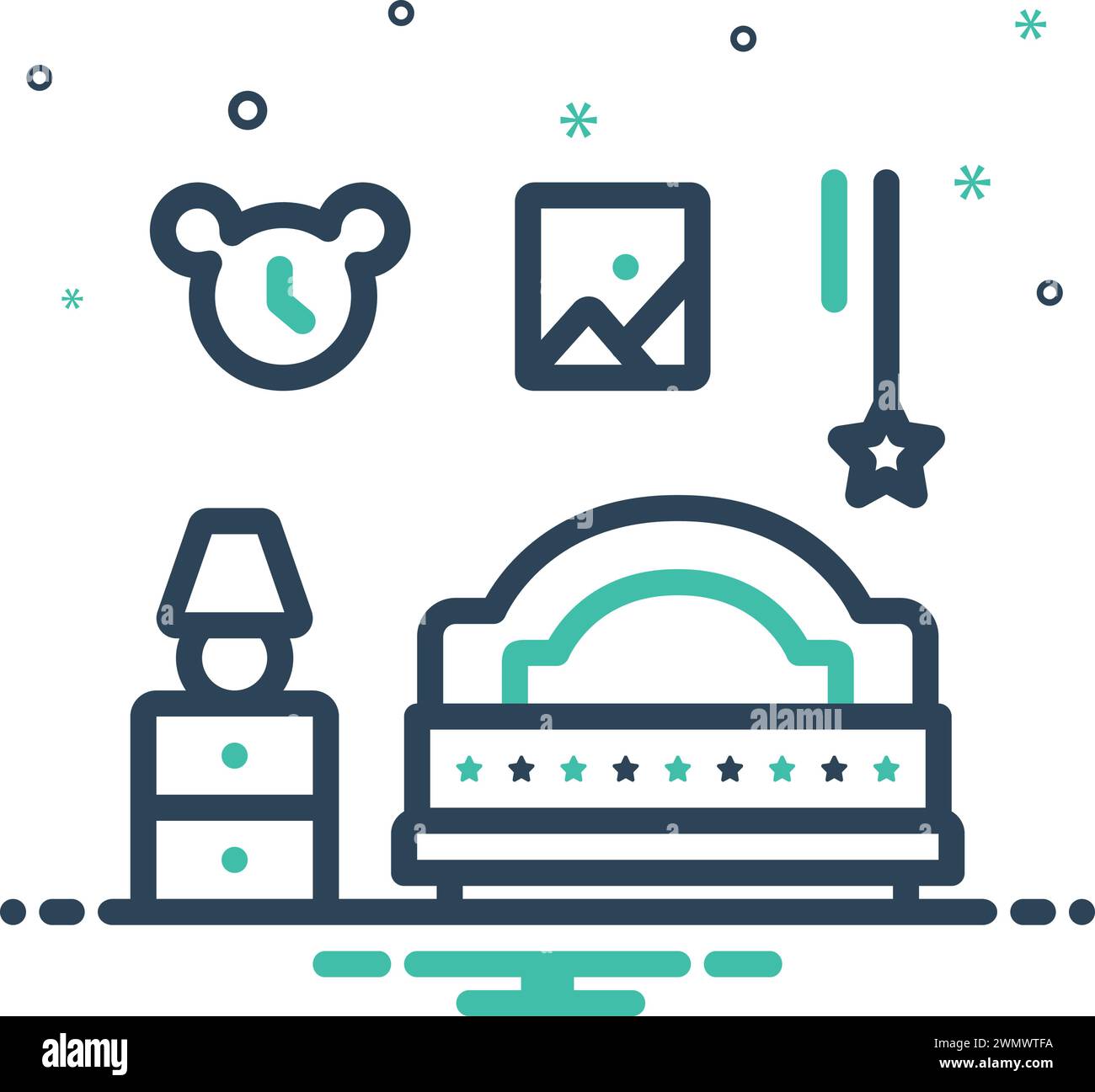 Bedroom sign child Stock Vector Images - Alamy